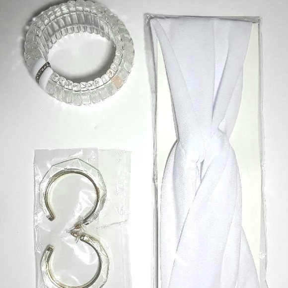 Accessories | Summer White Lucite Accessories Set | Poshmark